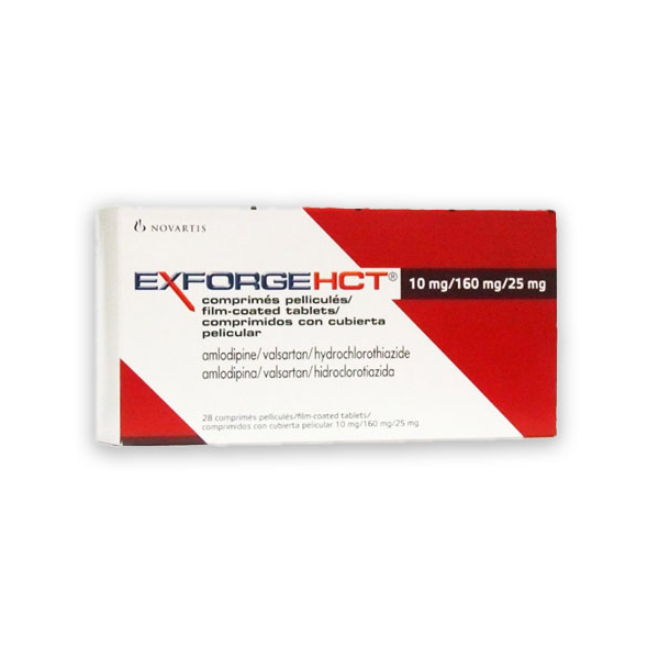 EXFORGE HCT Amlodipine Besilate / Valsartan / Hydrochlorothiazide 10mg ...